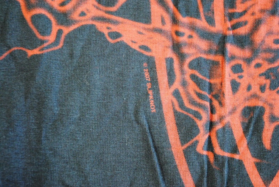 SLIPKNOT FLAMING NONAGRAM LOGO T SHIRT NEW OFFICIAL RARE 2007 MERCH ...
