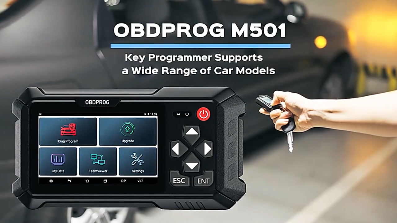 2025 Newest OBDPROG M501 Key Fob Programmer Tool Programmer Immobilizer ...