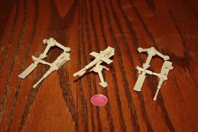 Lot of Three Recast MPC Desert Tan Tripod-Mounted Machine Guns/Ammo ...