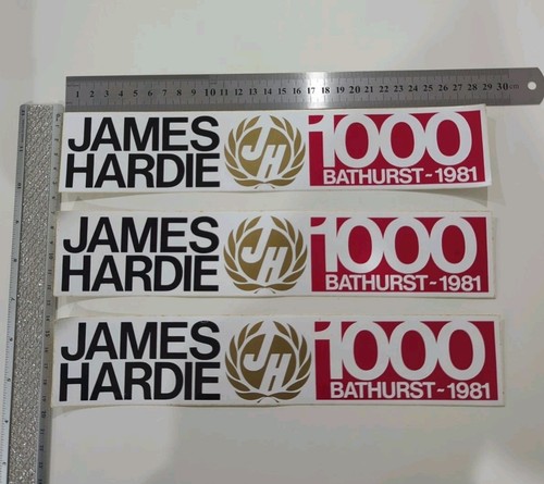 Bathurst 1981 James Hardie 1000 Stickers Original Stickers X 3 | eBay ...