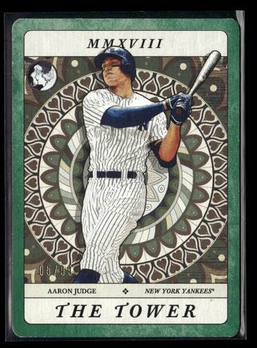 2018 Topps Gypsy Queen #TOD-14 Aaron Judge Tarot of the Diamond Green ...