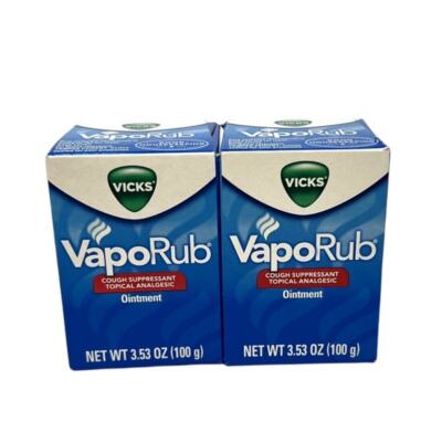 Vicks VapoRub Cough Suppressant Ointment PACK OF 2 | eBay