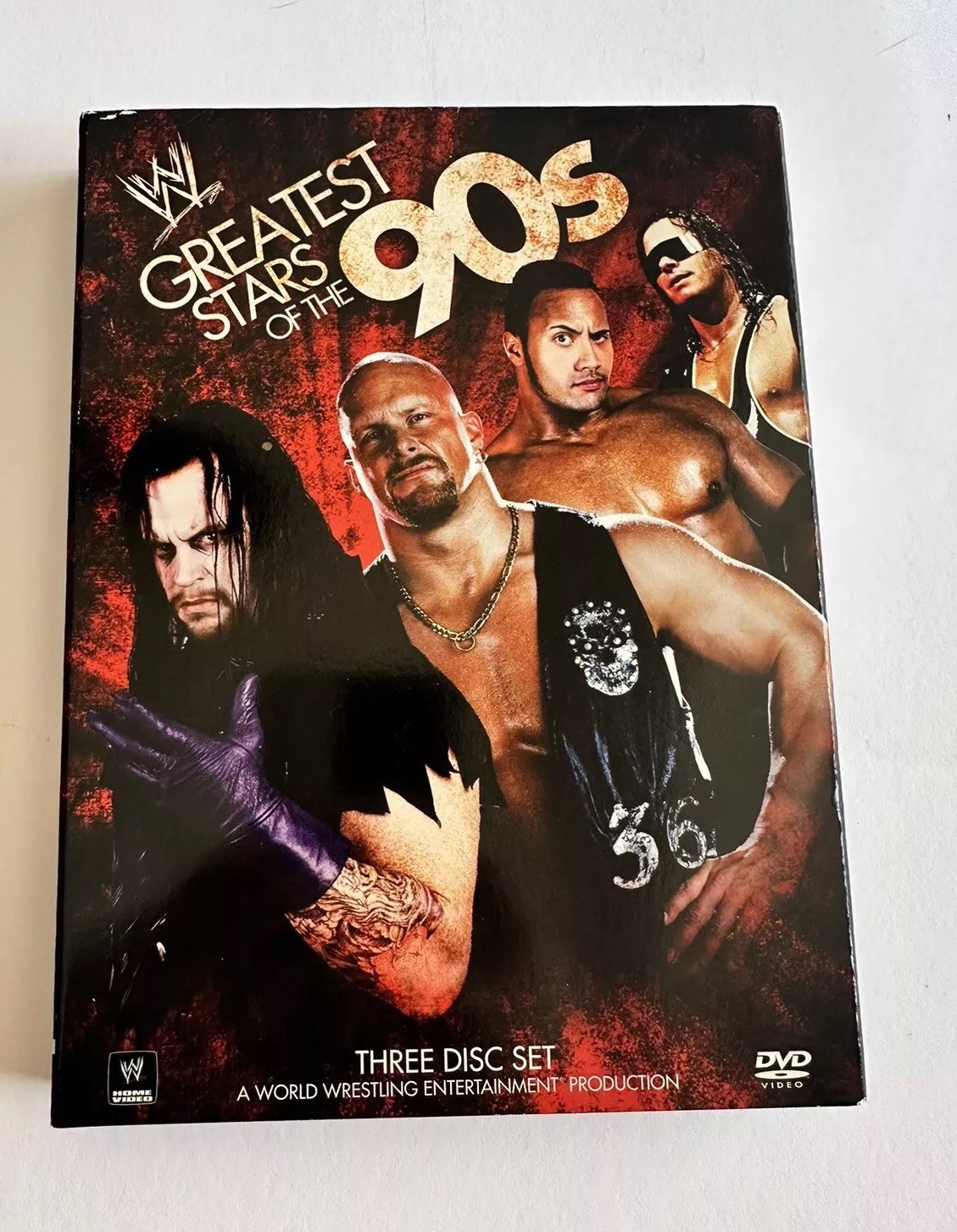 WWE Greatest Stars of the 90s (DVD, 2009, 3-Disc Set) With Original ...