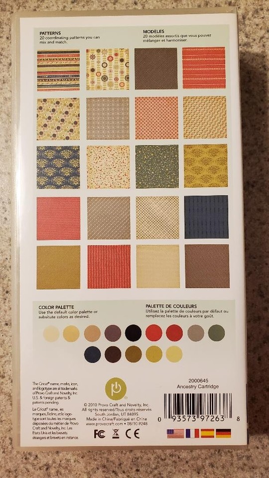 CRICUT Imagine ANCESTRY Cartridge - NEW w/o plastic clamshell | eBay