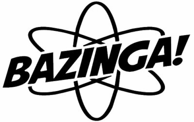 Big Bang Theory Bazinga! Atom Vinyl Decal Sticker for Car/Window/Wall ...