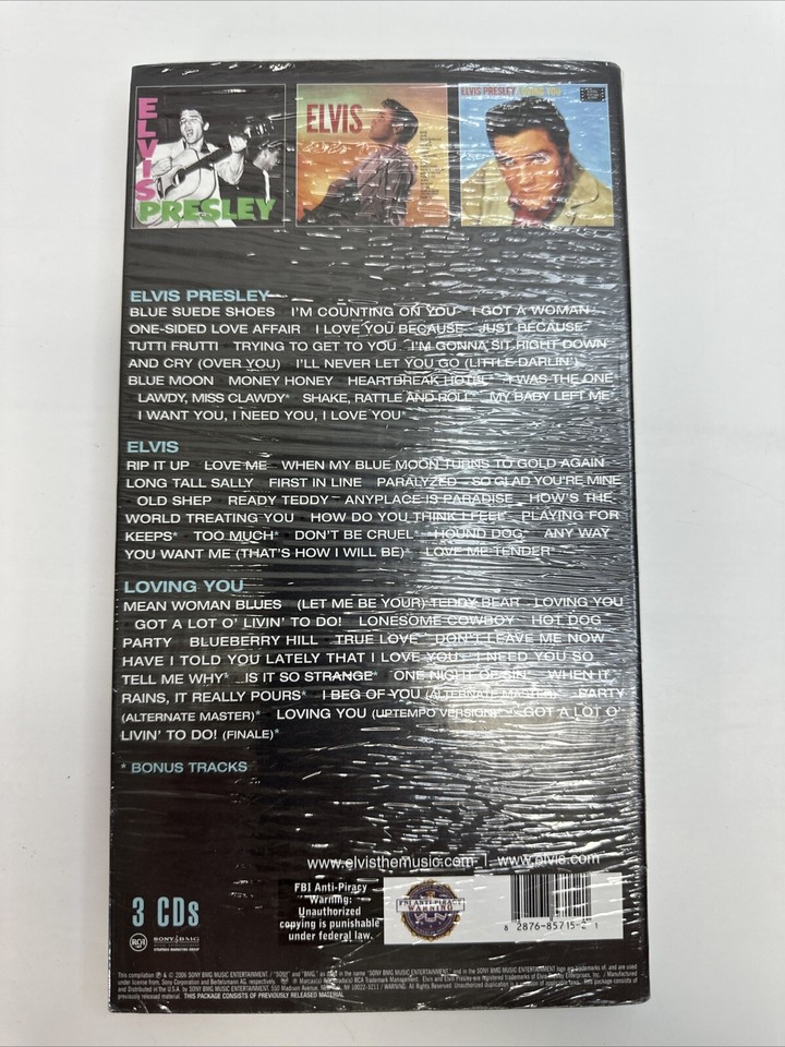 Elvis Presley The Collection 3 Original Album Classics 3 CD Set - 56 ...