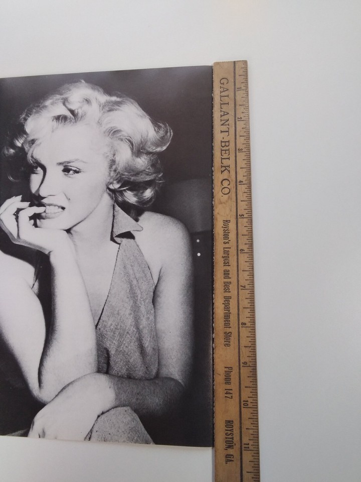 Marilyn Monroe Print Potrait Vtg 1982 Pen Bite Rose Loomis Niagara | eBay