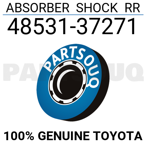4853137271 Genuine Toyota ABSORBER SHOCK RR 48531-37271 | eBay