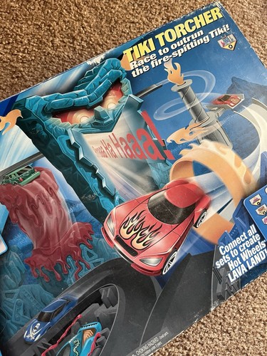 Hot Wheels Tiki Torcher Lava Land Fire Racetrack Set Factory Sealed ...