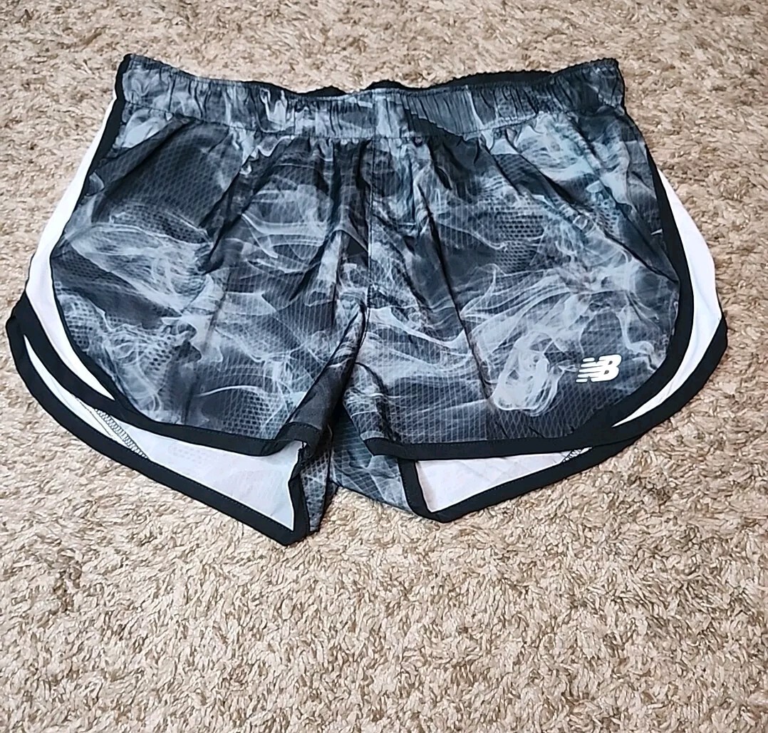 New Balance Shorts Womens Small Elastic Waist Lined Drawstring J2405 | eBay