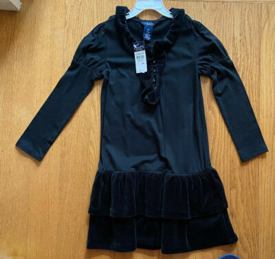 NEW CHAPS HOLIDAY DRESS W/ DIAPER Cover GIRLS SIZE 6X NWT | eBay