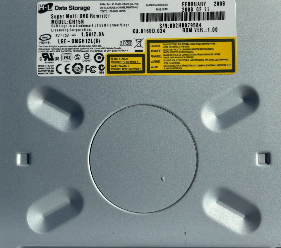 Hitachi-LG GH70N Super Multi DVD Player/Rewriter/Never used/works | eBay