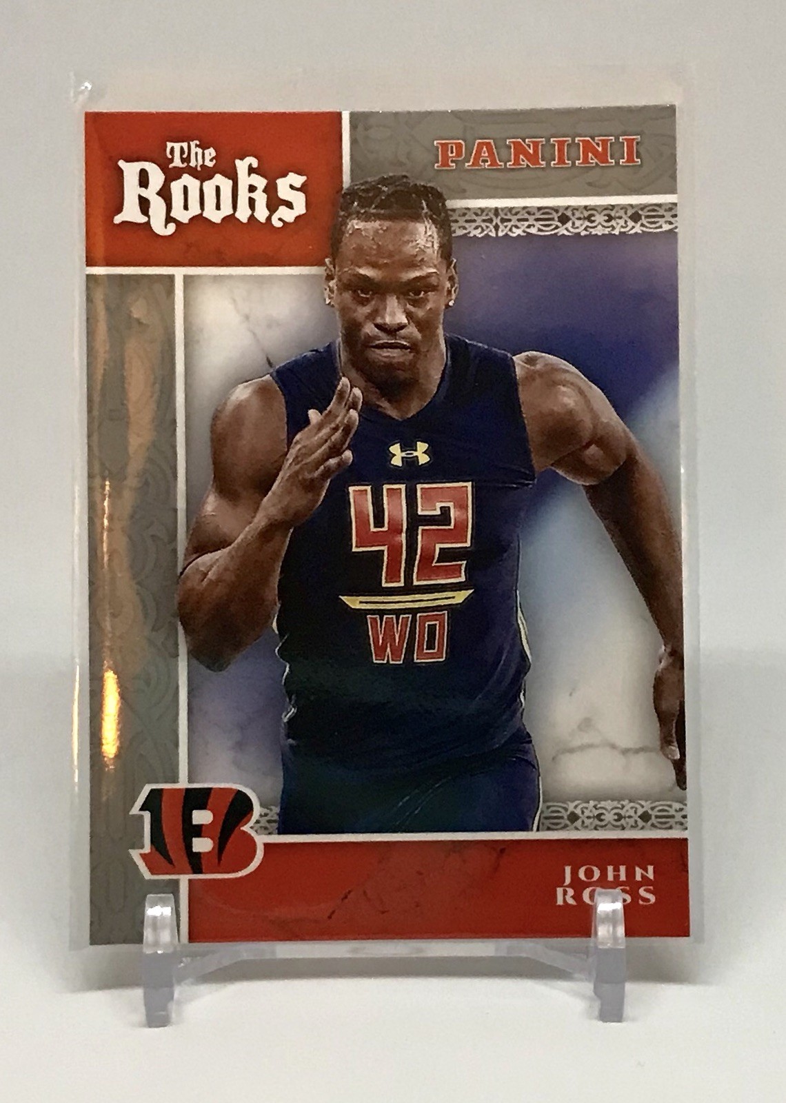 2017 Panini The Rooks RC Football Card of John Ross #RO-JR Mint Bengals ...