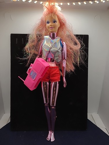 Vtg 1975 Mattel SPECTRA Barbie Doll Pink Metallic Original Sparkle Hair ...