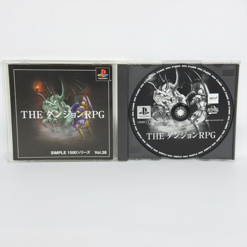 THE DUNGEON RPG Simple 1500 Series Vol.28 PS1 Playstation p1 | eBay UK