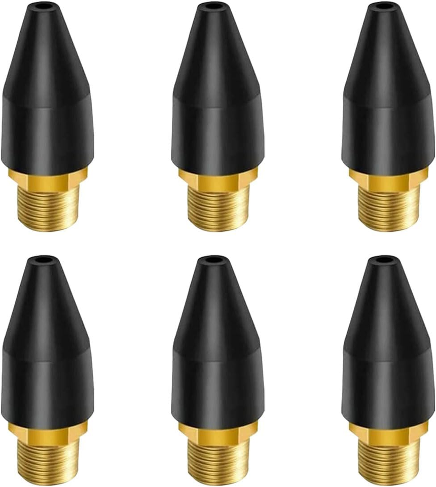 Black Rubber Air Nozzle Tip Tool, Blow Gun Rubber Tip with 1/8" NPT ...
