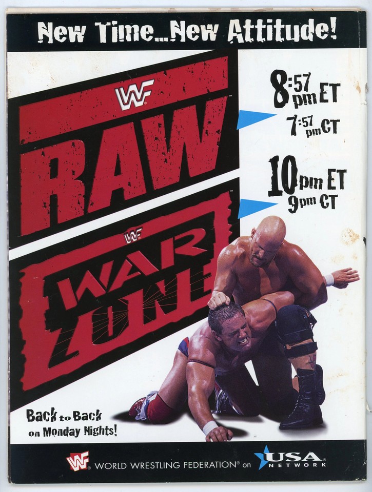 WWF WWE Raw Wrestling Magazine (November/December 1997) Bret Hart Cover ...