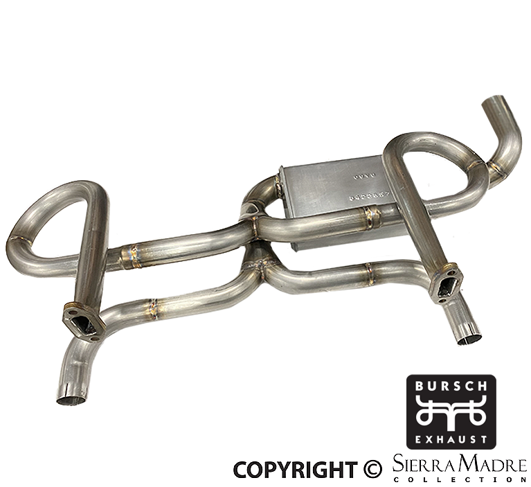 Porsche Bursch Muffler - 912 65-69 BX-1203-SS BX1203SS | eBay