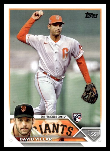 2023 Topps #277 David Villar San Francisco Giants RC Baseball NM | eBay