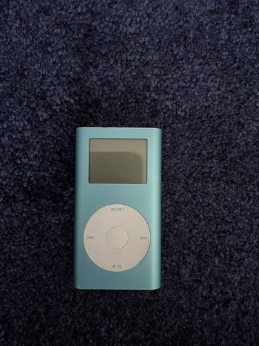 Apple iPod MINI Model A1051 4GB Blue Don’t Know If It Works!! | eBay