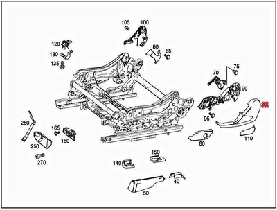 Genuine MERCEDES C292 W166 X166 GL-CLASS X166 Cover 16691020049051 | eBay