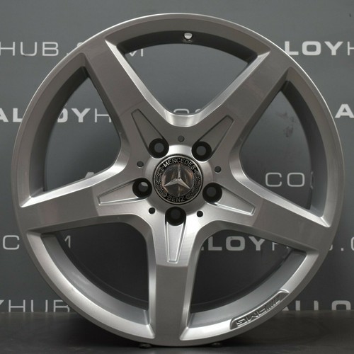 GENUINE MERCEDES-BENZ SL R231 AMG 19" INCH 5 SPOKE SILVER ALLOY WHEELS ...