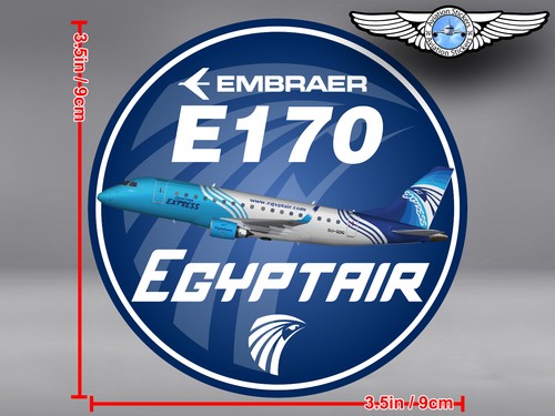 EGYPTAIR EGYPT AIR EXPRESS EMBRAER E170 ERJ 170 DECAL / STICKER | eBay