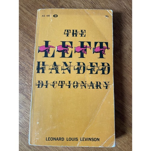Leonard Louis Levinson The Left Handed Dictionary First edition 1963 | eBay