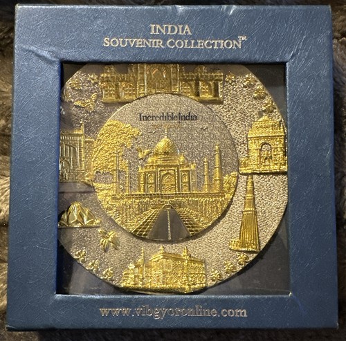 Taj Mahal Plate With Stand Souvenir Gifts Home Table Decoration 5 Inch ...