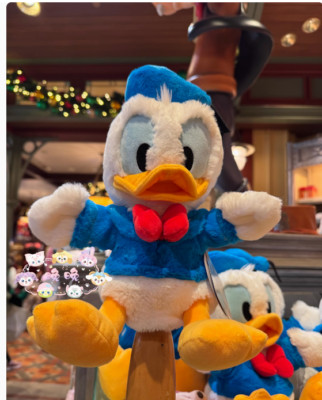 Authentic 2024 Disney Puppet Donald Duck Hand Puppet Plush Toy Doll 10 ...
