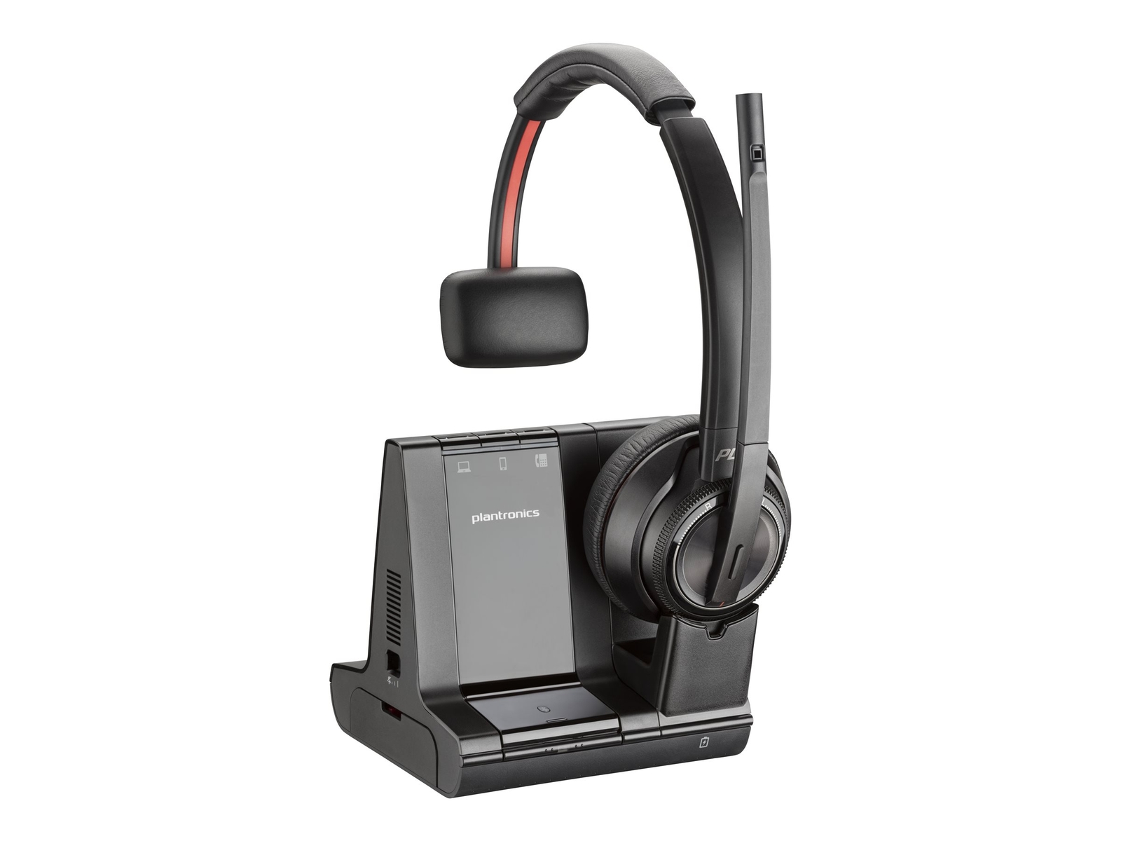 HP Poly Savi 8210 Office Savi 8200 series headset on-ear DECT / 8D3K5AA ...