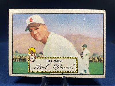 1952 Topps Baseball Low Grade Card Fred Marsh #8 St. Louis Browns | eBay
