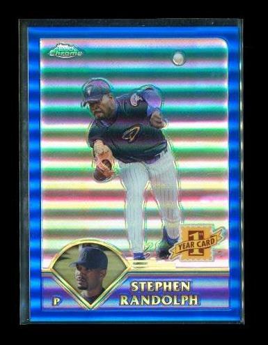 2003 TOPPS CHROME 1ST Refractor Baseball Card T195 STEPHEN RANDOLPH ...