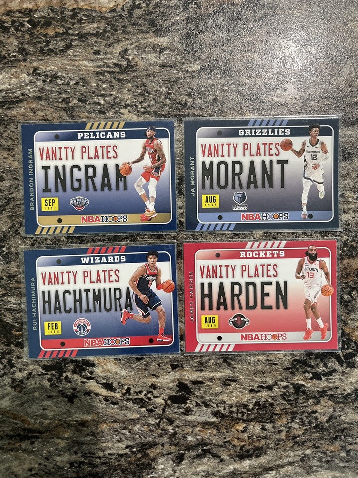 2020 NBA Hoops Vanity Plates Lot (10) Curry, Antetokounmpo | eBay