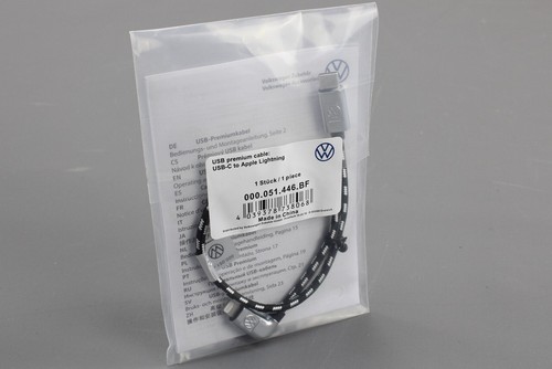 Genuine VW USB-C to Apple Lightning media in iPhone cable (30cm ...