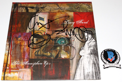 ATMOSPHERE SIGNED LUCY FORD EPs VINYL ALBUM RECORD LP BECKETT COA SLUG ...
