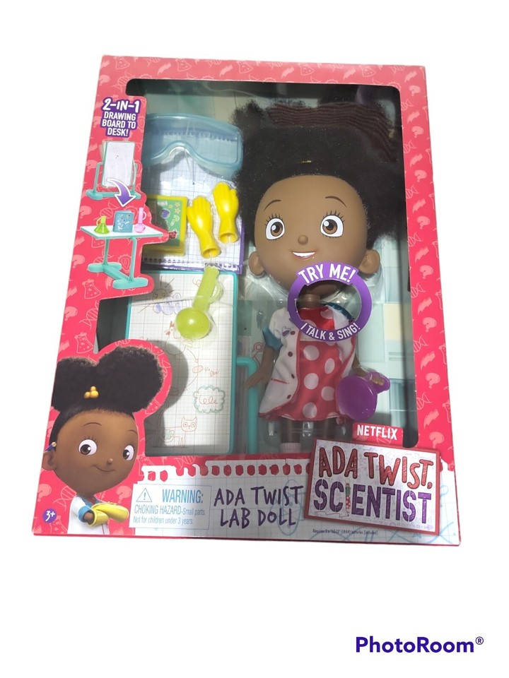 ADA Twist Scientist Lab Doll Talks Sings Drawing Board Experiments ...
