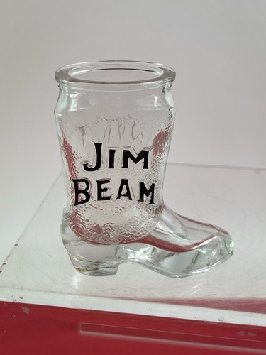 Jim Bean WHISKEY Cowboy Boot Shot Glass | eBay