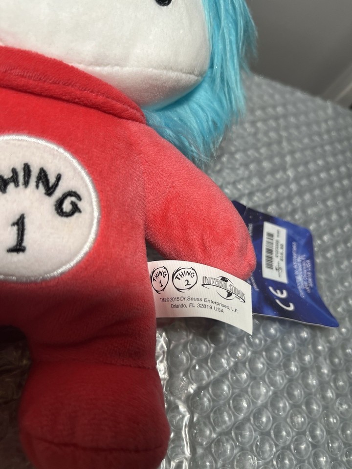 Universal Studios Dr Seuss Baby Thing 1 Soft Toy Plush Toy Original Tag ...
