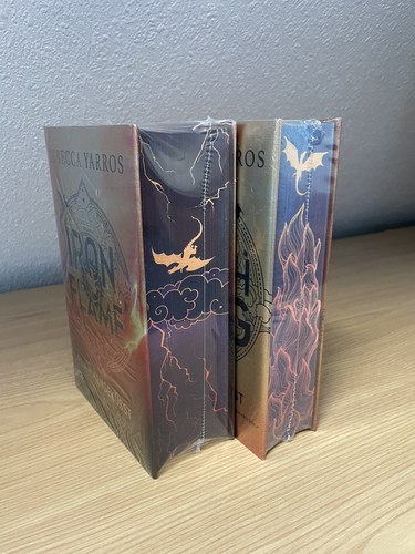 German Fourth Wing & Iron Flame SEALED with Sprayed Edges - Rebecca ...