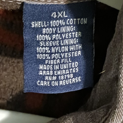 WOLVERINE Men's Insulated Flannel Fleece Lined Shirt Jacket Workwear ...