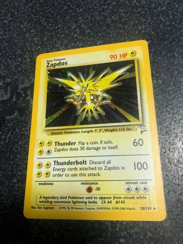 Zapdos Base Set 2 Holo Pokemon TCG | eBay