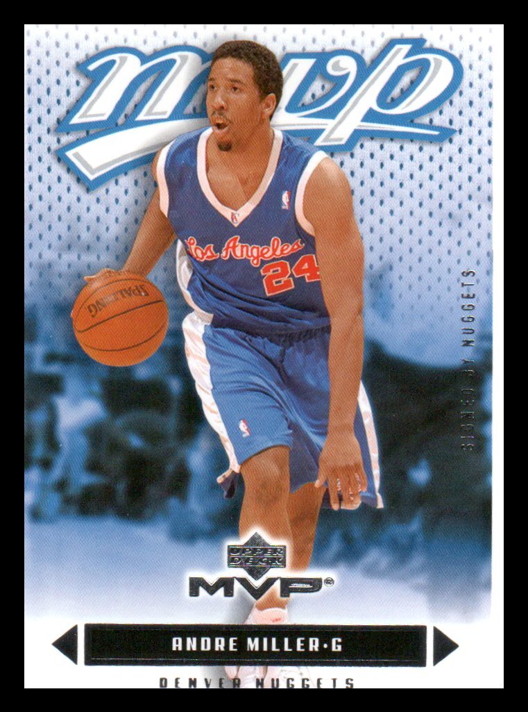 2003-04 Upper Deck MVP #66 Andre Miller NBA Basketball L.A. Clippers | eBay