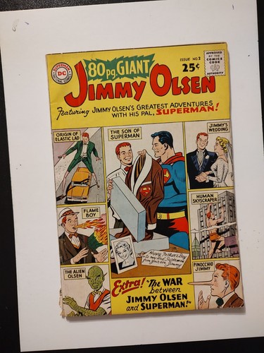 80 PAGE GIANT # 2 JIMMY OLSEN Curt Swan George Klein Alvin Schwartz ...