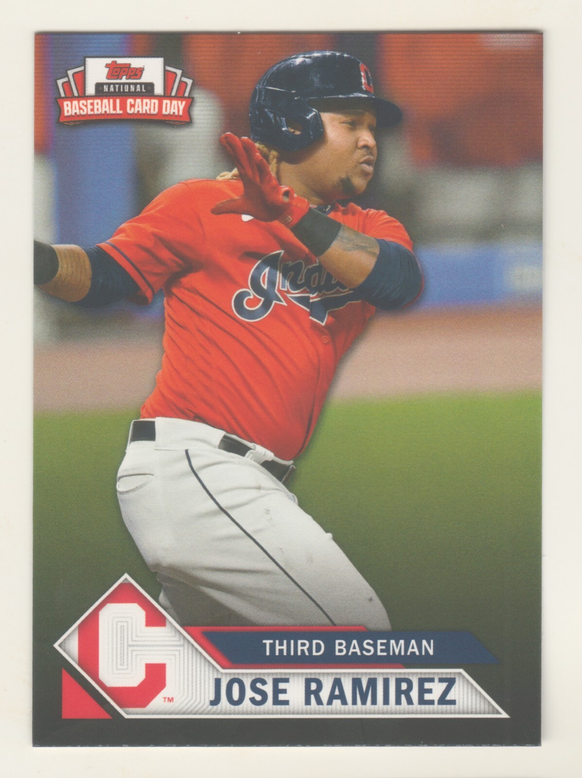 2021 Topps National Baseball Card Day #9 JOSE RAMIREZ Indians QTY ...