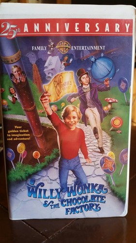 Willy Wonka and the Chocolate Factory VHS 1996 25th Anniversary Edition ...