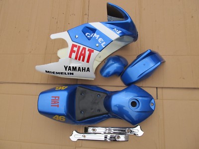 Mini moto full fairing kit pocket bike plastics Yamaha Honda West Fila ...