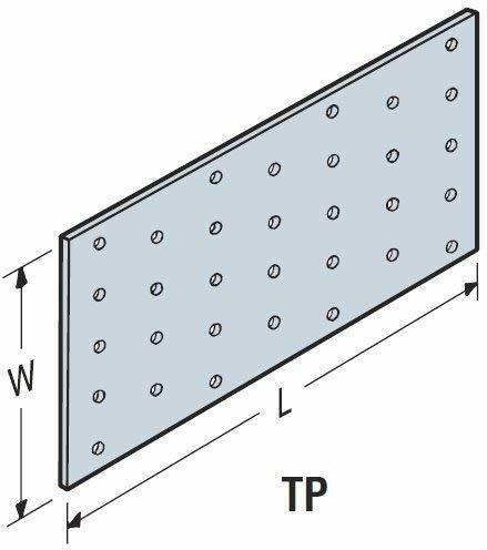 Simpson Strong-Tie TP37 3-1/8 x 7 Tie Plate 200 Pk | eBay