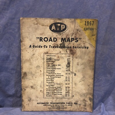 ATP 1967 “Road Maps” A Guide To Transmission Servicing Manual | eBay