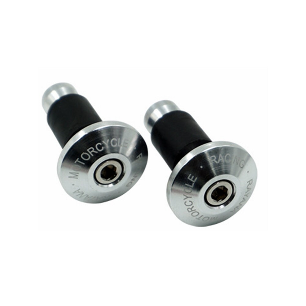 Universal Motorcycle Motorbike Bar Ends Handlebar End Weights Red ...